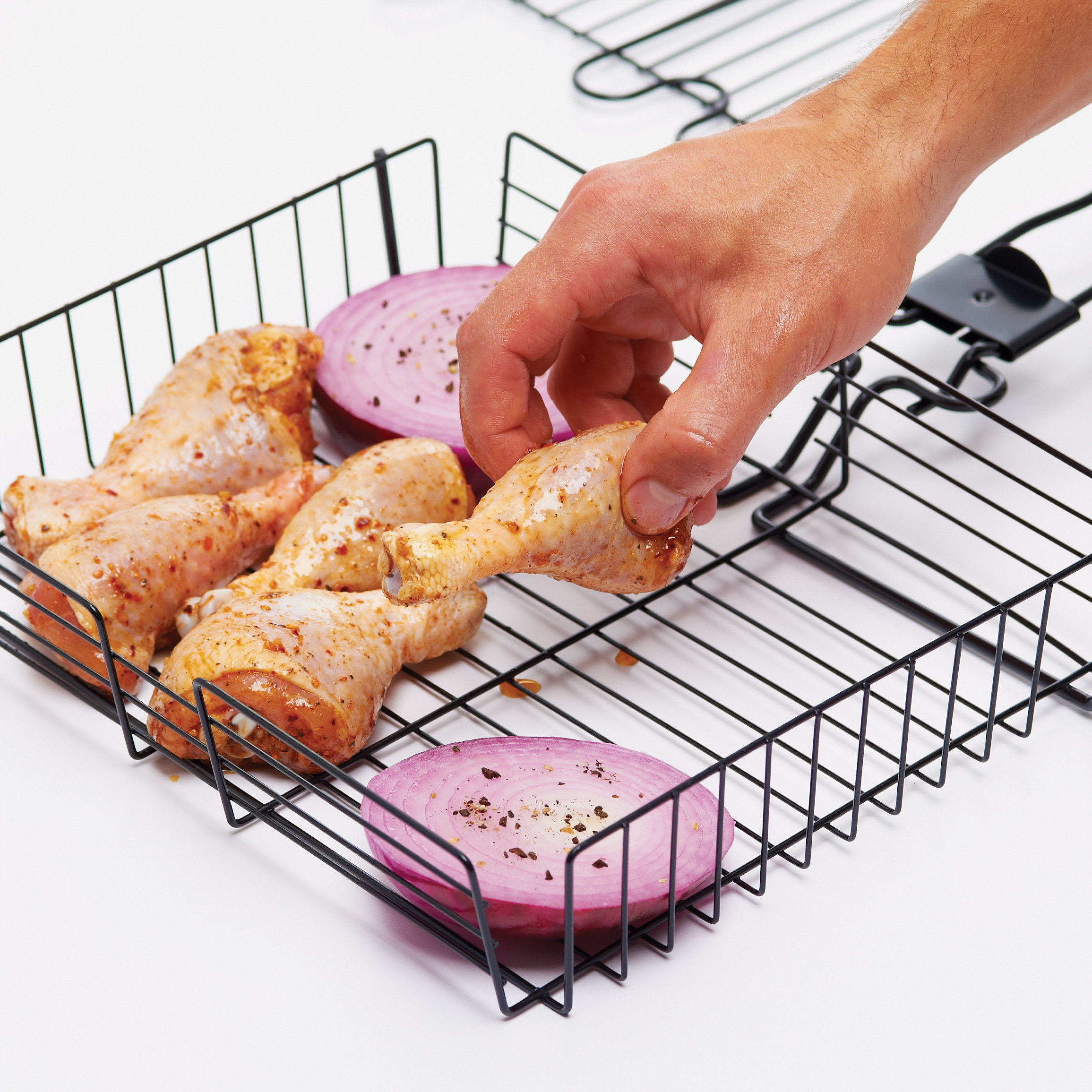 GrillPro Broiler Basket with Detachable Handle | Wayfair