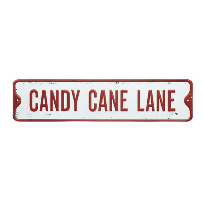 The Seasonal Aisle Candy Lane Sign | Wayfair.co.uk