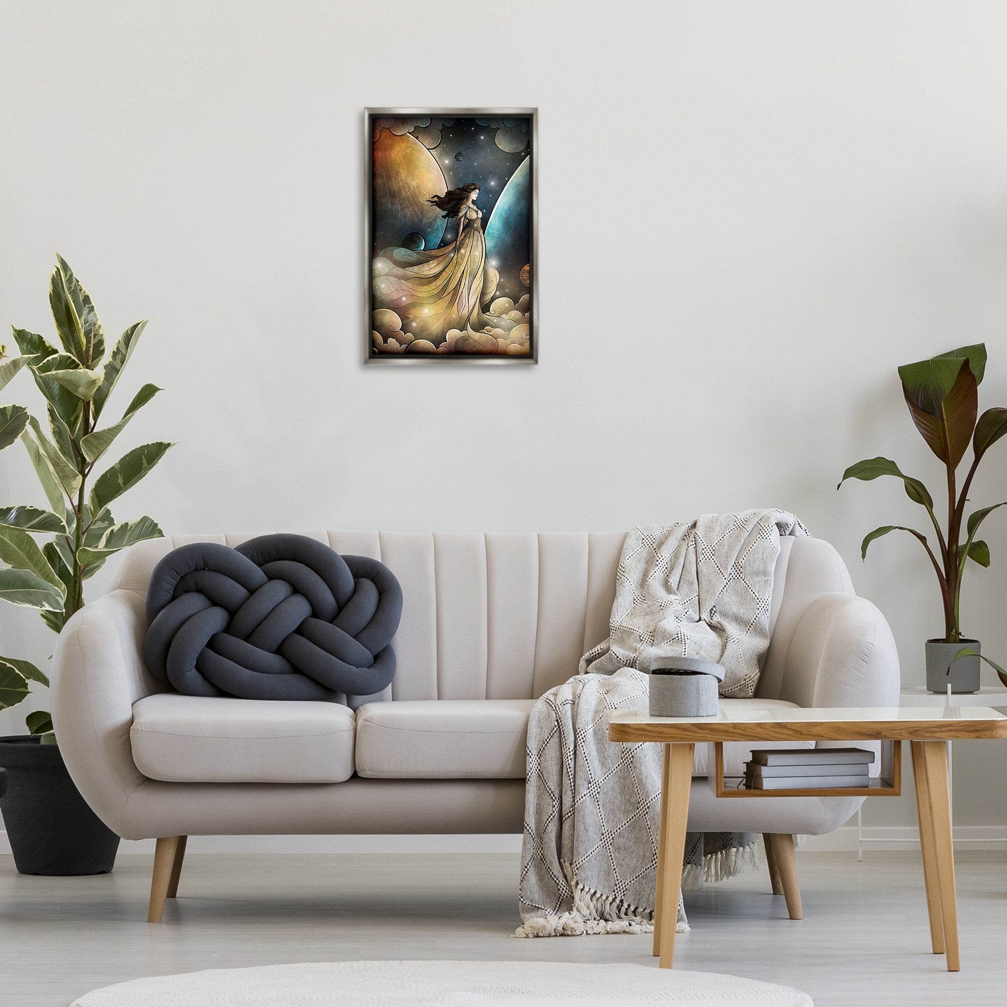 Latitude Run® Heir of Heaven Portrait Floating Frame, design by Mandie ...