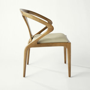 AllModern Downham Solid Back Arm Chair & Reviews | Wayfair