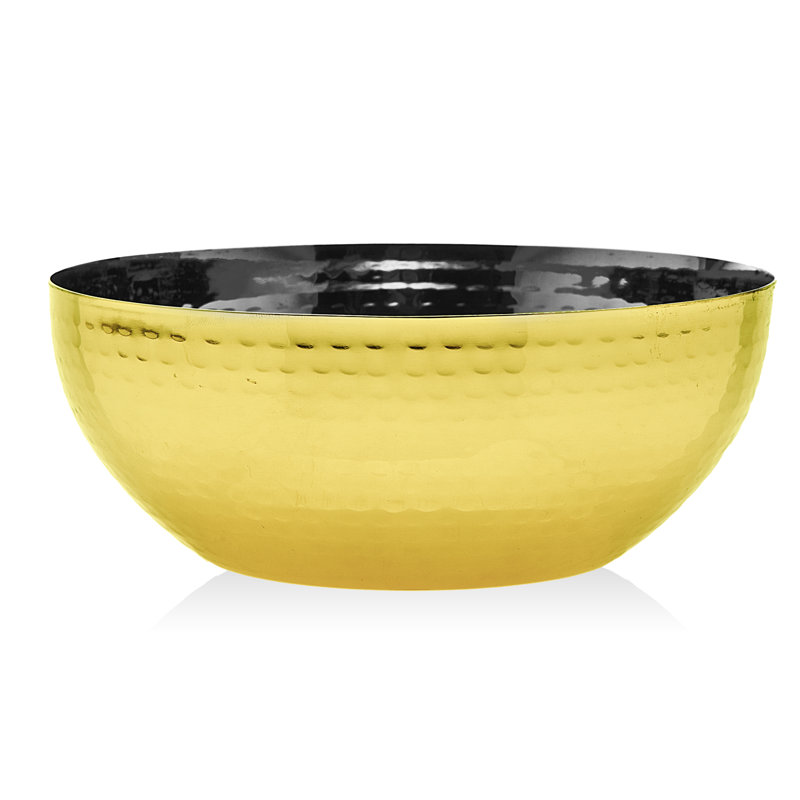 Godinger Silver Art Co Hammered Round Gold Nut Bowl - Wayfair Canada