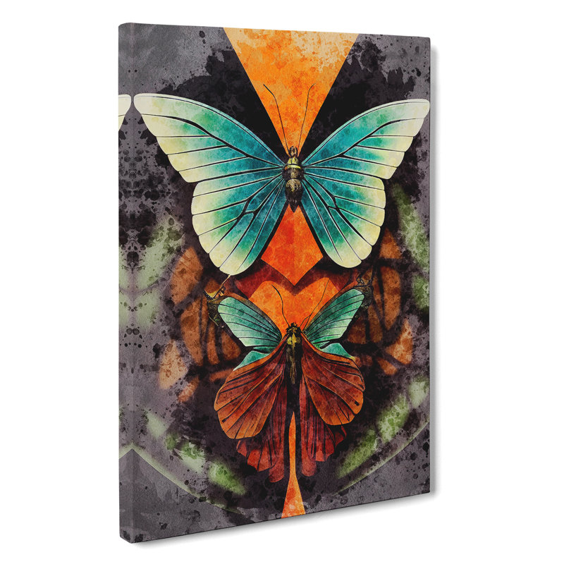 Brambly Cottage Butterflies in Watercolour No.1 - Painting | Wayfair.co.uk