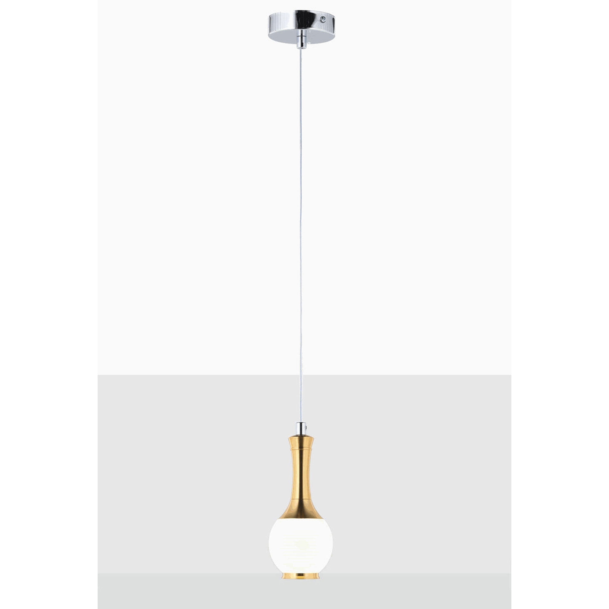 East Urban Home Ammadies 1 - Light Single Bulb LED Pendant | Wayfair