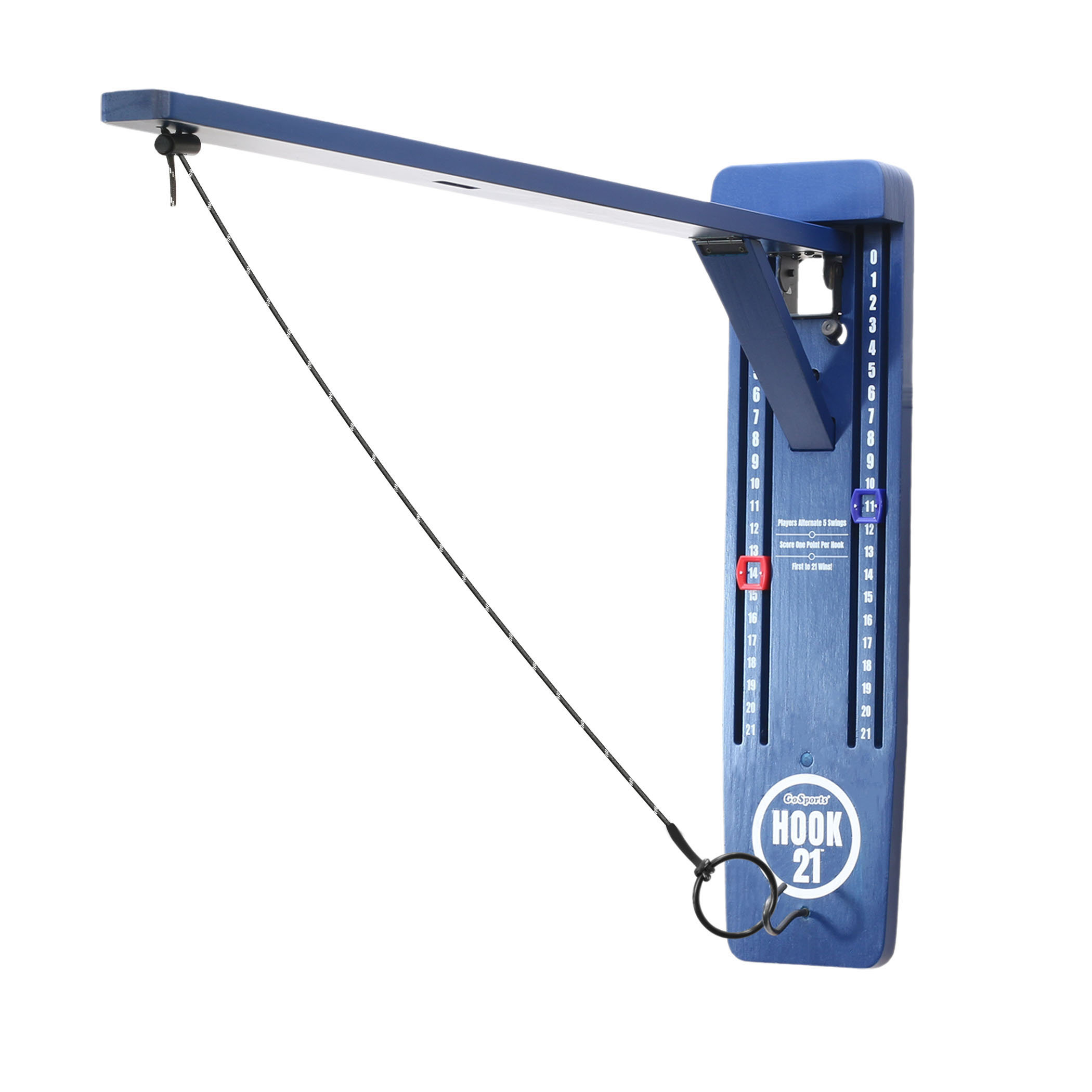 GoSports Hook21 Ring Swing Game - Indoor or Outdoor Ring Toss Game with ...