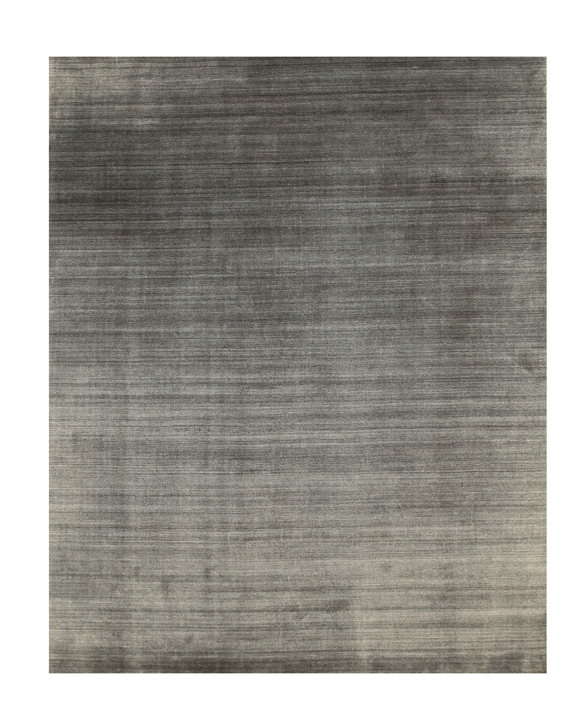 Eastern Rugs Gray Solid Handmade Urban Rug | Wayfair