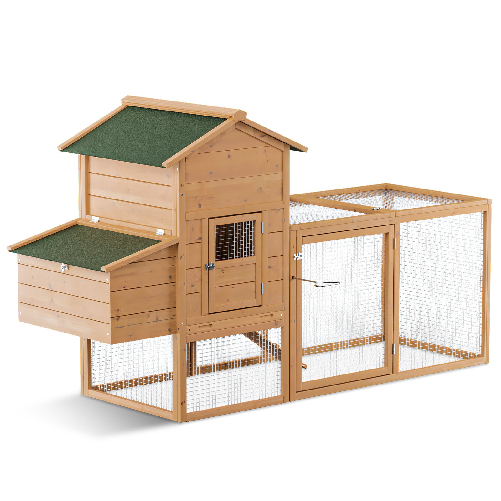 Archie & Oscar™ Allain Wooden Chicken Coop Enclosure Hen House Nesting ...