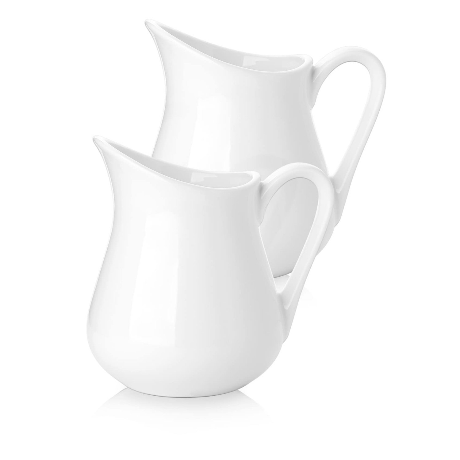 Red Barrel Studio® 2 Pack 8 Oz White Creamer With Handle, Ceramic Small ...