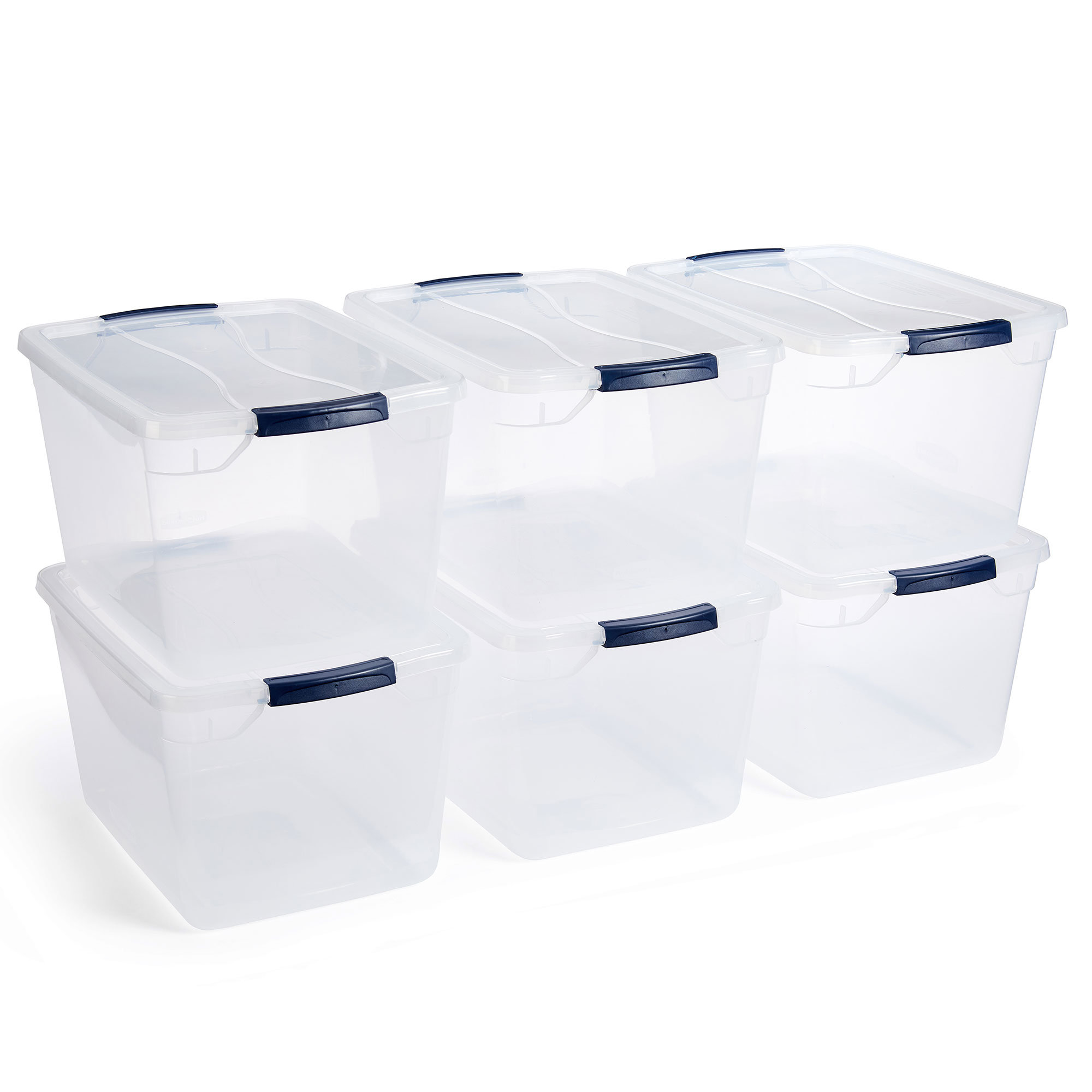 Rubbermaid Cleverstore Clear Storage Bins with Lids & Reviews | Wayfair