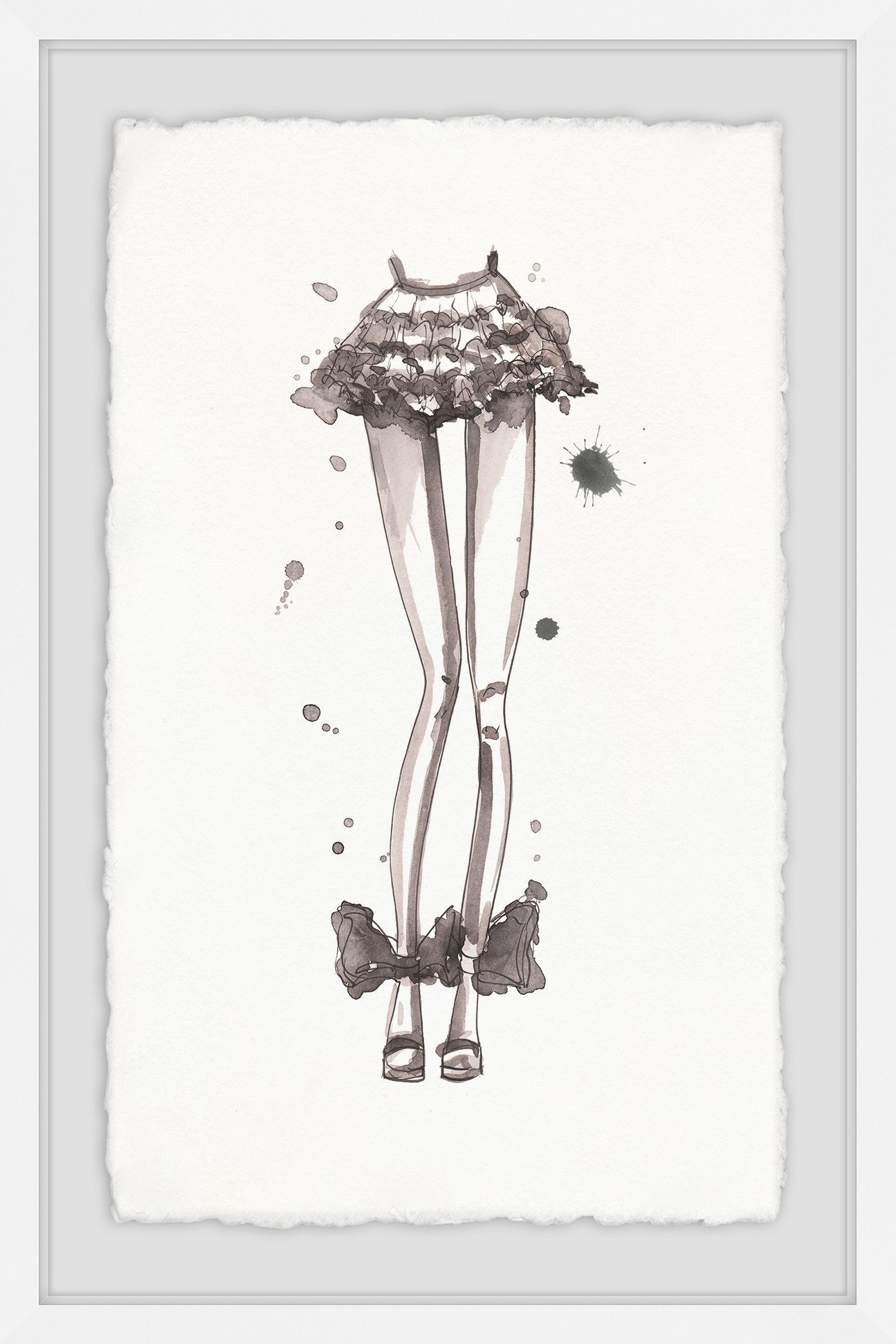 East Urban Home Ink Lingerie by Alison B Illustration - Picture Frame ...