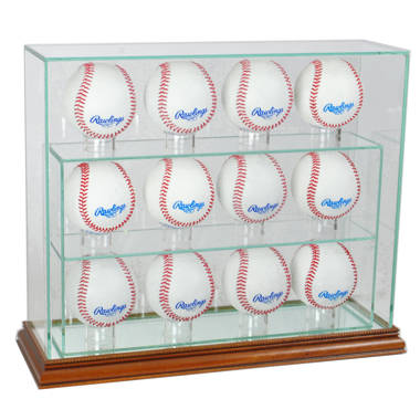 Perfect Cases And Frames 8'' W 5'' D Baseball Glass Ball / Puck Case ...