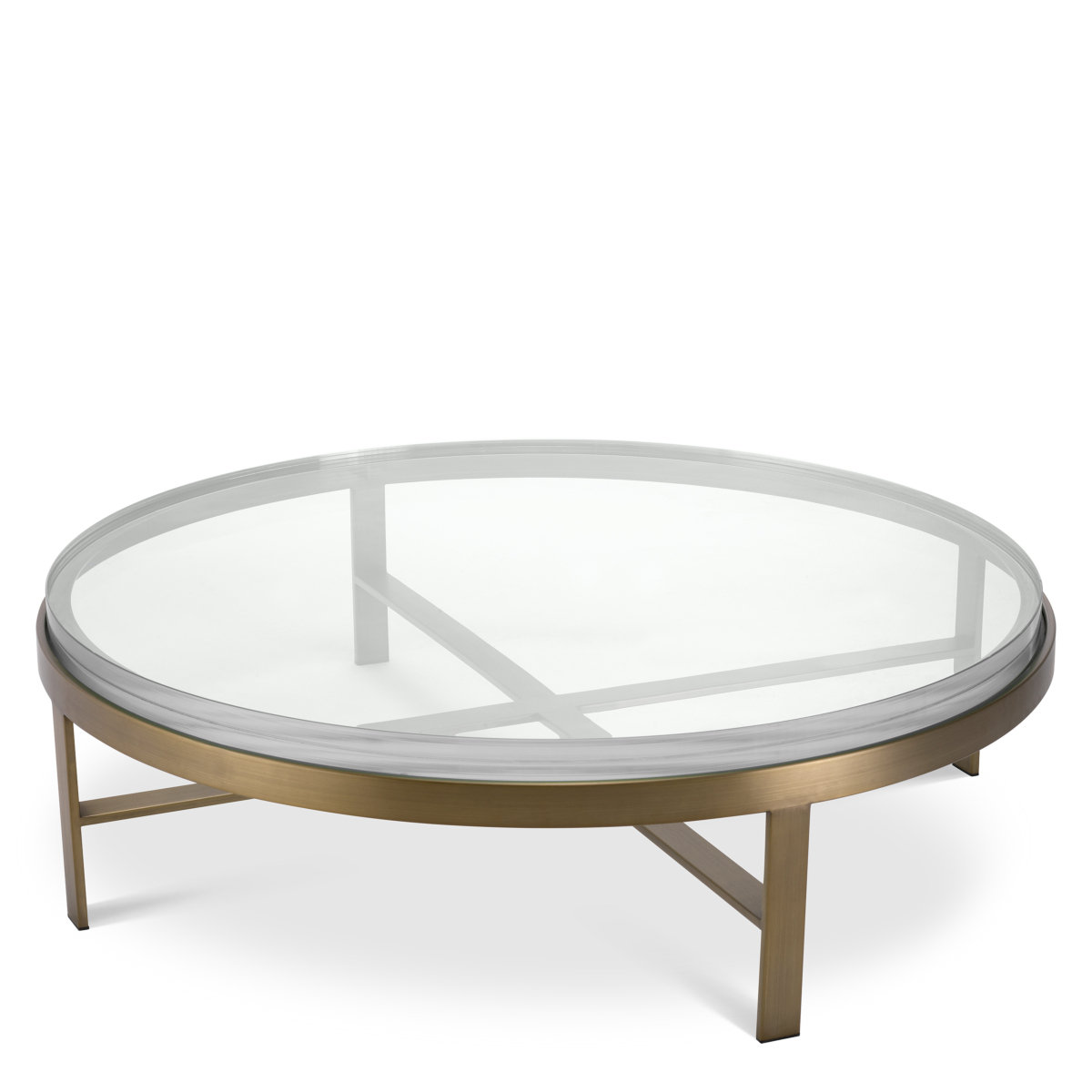 Eichholtz USA Coffee Table Hoxton Brushed Brass Finish - Frame | Perigold
