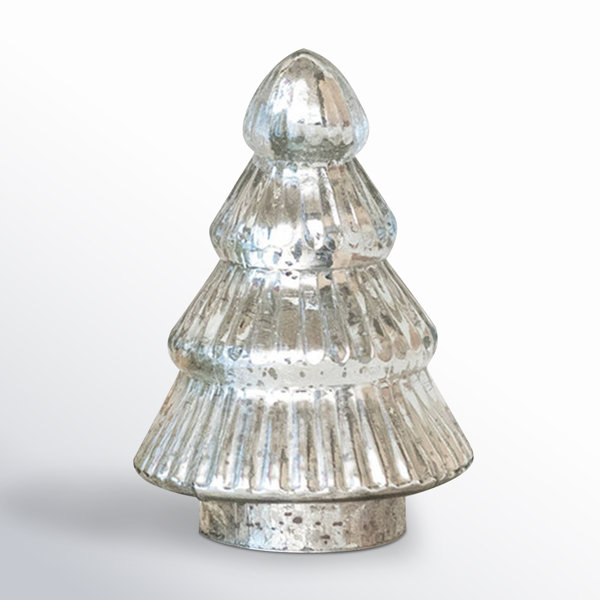 Embossed Mercury Glass Tree | Birch Lane