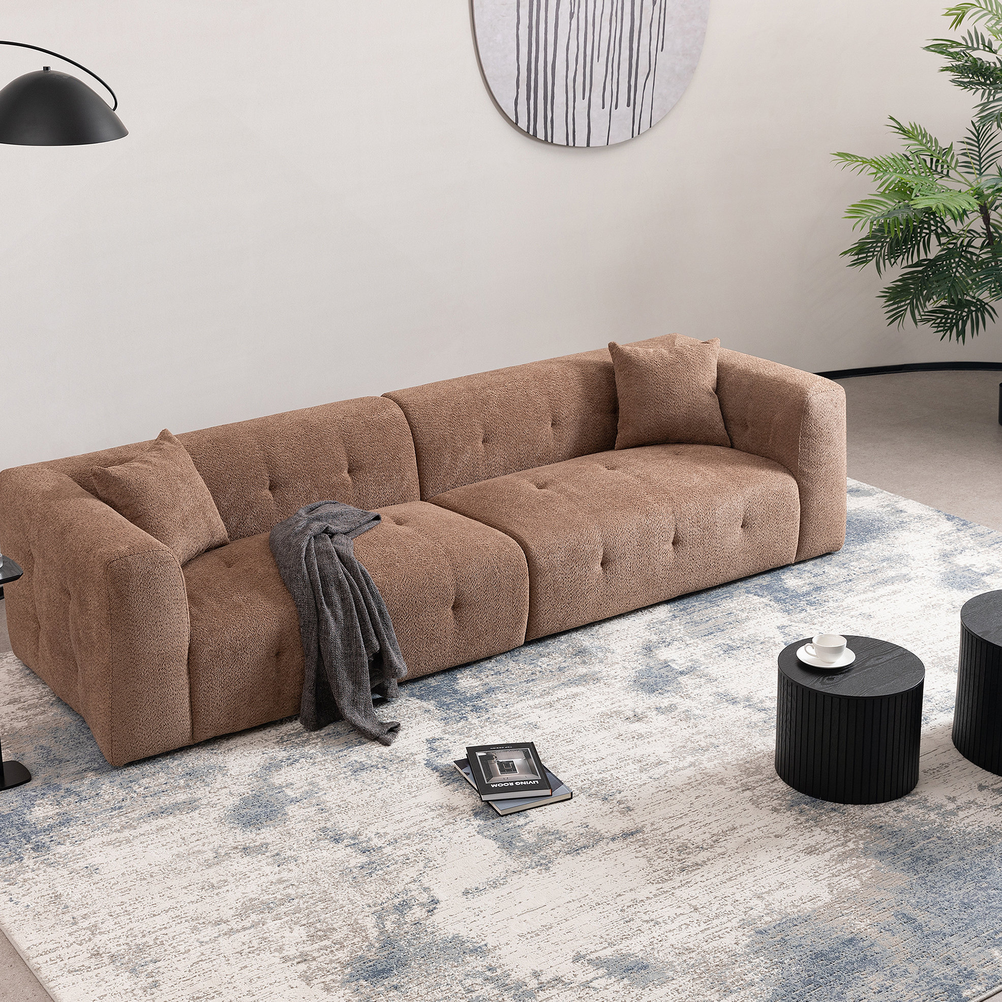 Hokku Designs sofa, stylish and simple square design, square arm ...