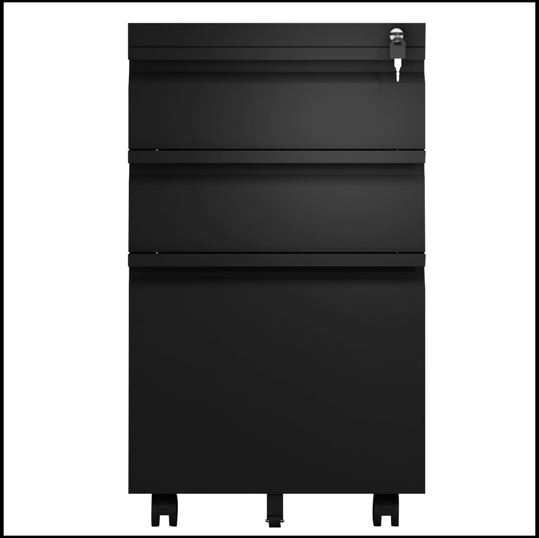 Latitude Run® 3 Drawer File Cabinet For Legal Or Letter Files,Used For ...