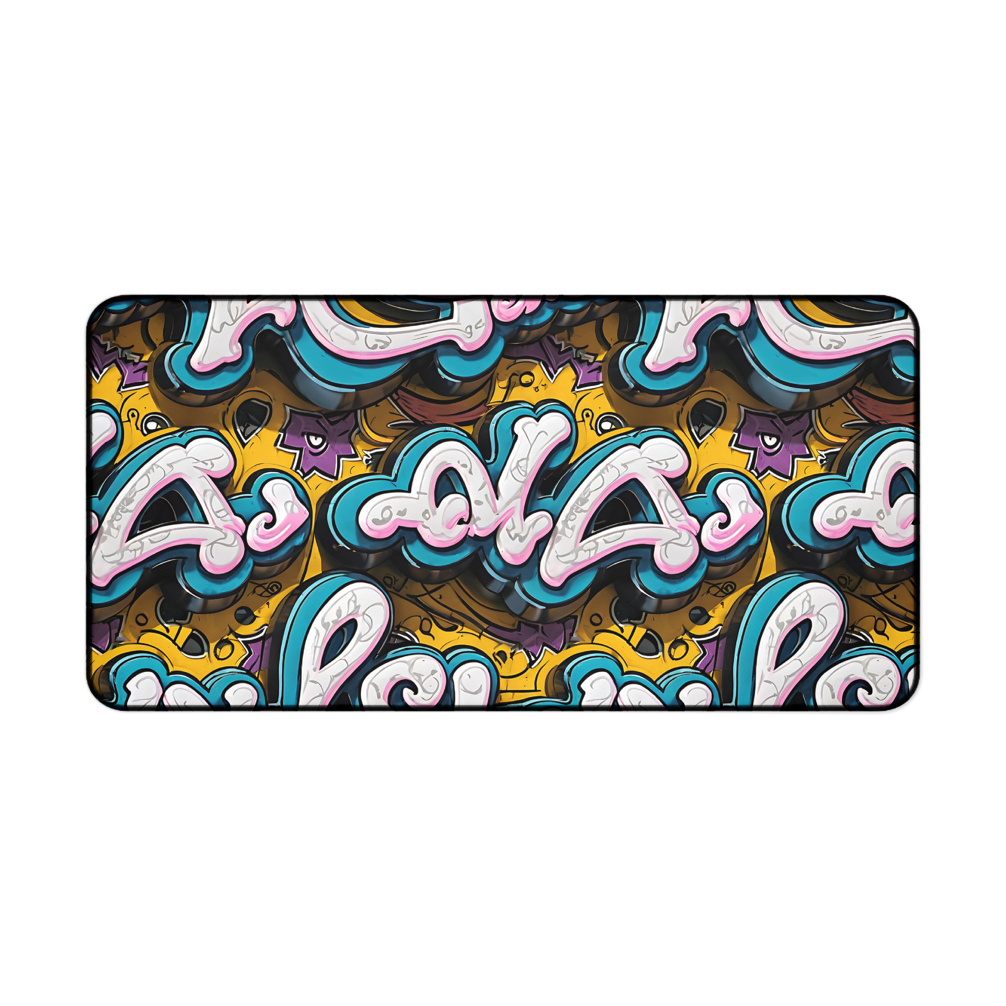 East Urban Home Graffiti Style Mouse Mat, Urban Art Mousepad, Colorful ...