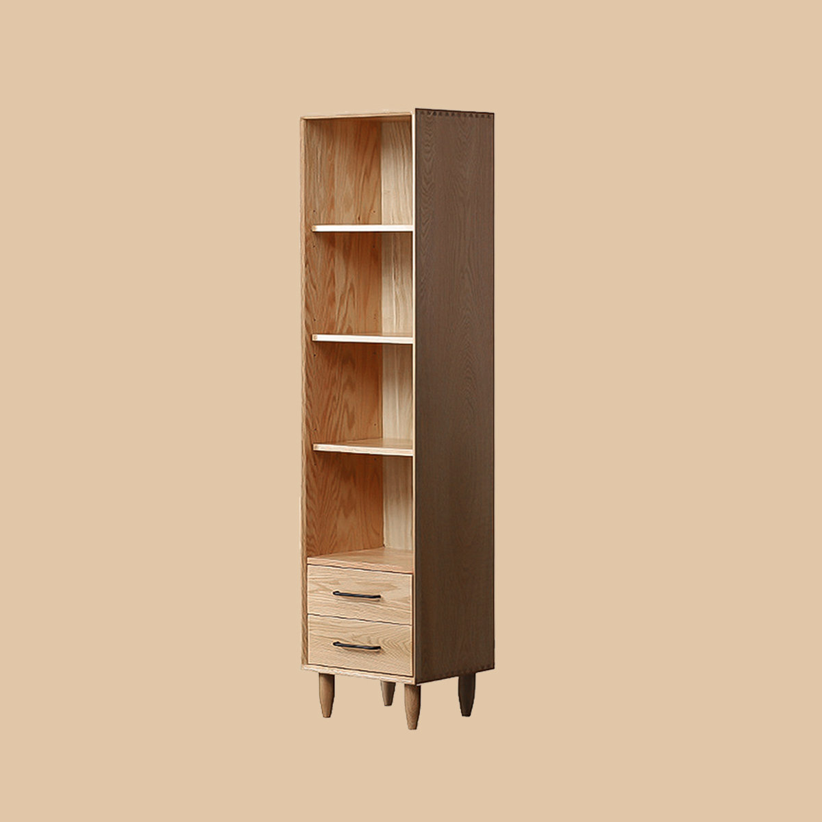 Corrigan Studio® Modern Simple Solid Oak Storage Cabinet | Wayfair