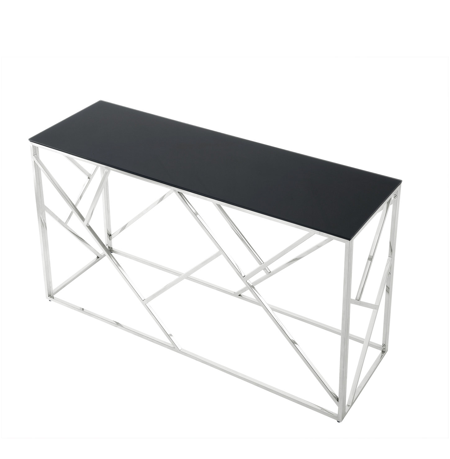 Ivy Bronx Kayara 55.21" Console Table Metal Console Table Entryway ...