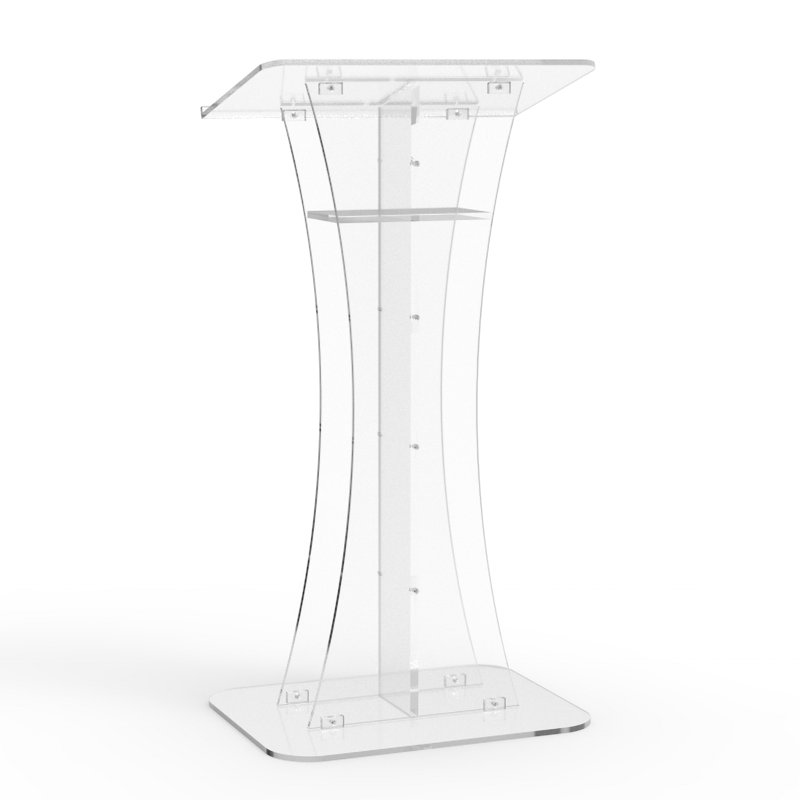 FixtureDisplays Fixture Displays Plexiglass Acrylic Podium Clear ...