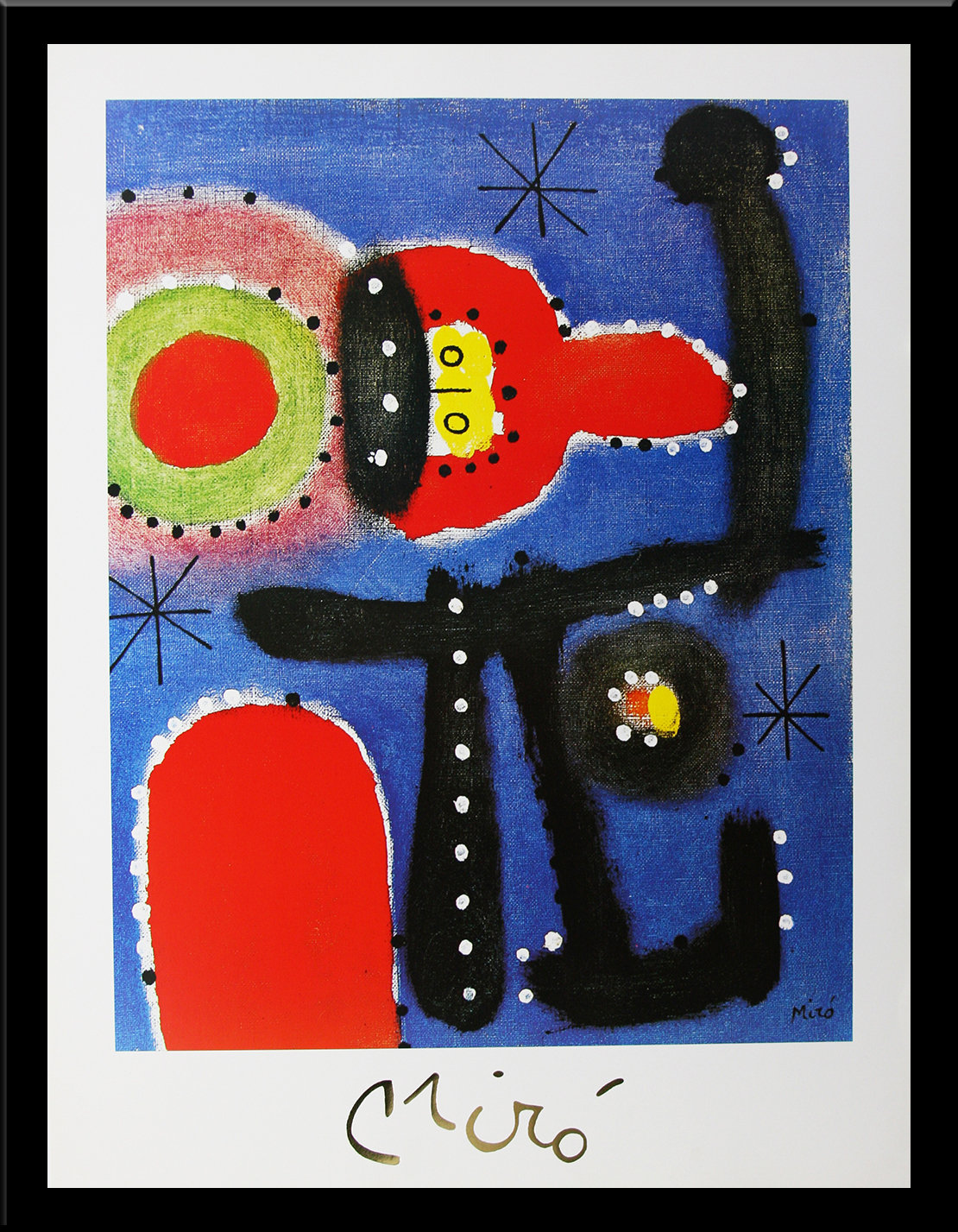 Vault W Artwork «Museum, Peinture, 1954» par Joan Miro, reproduction d ...