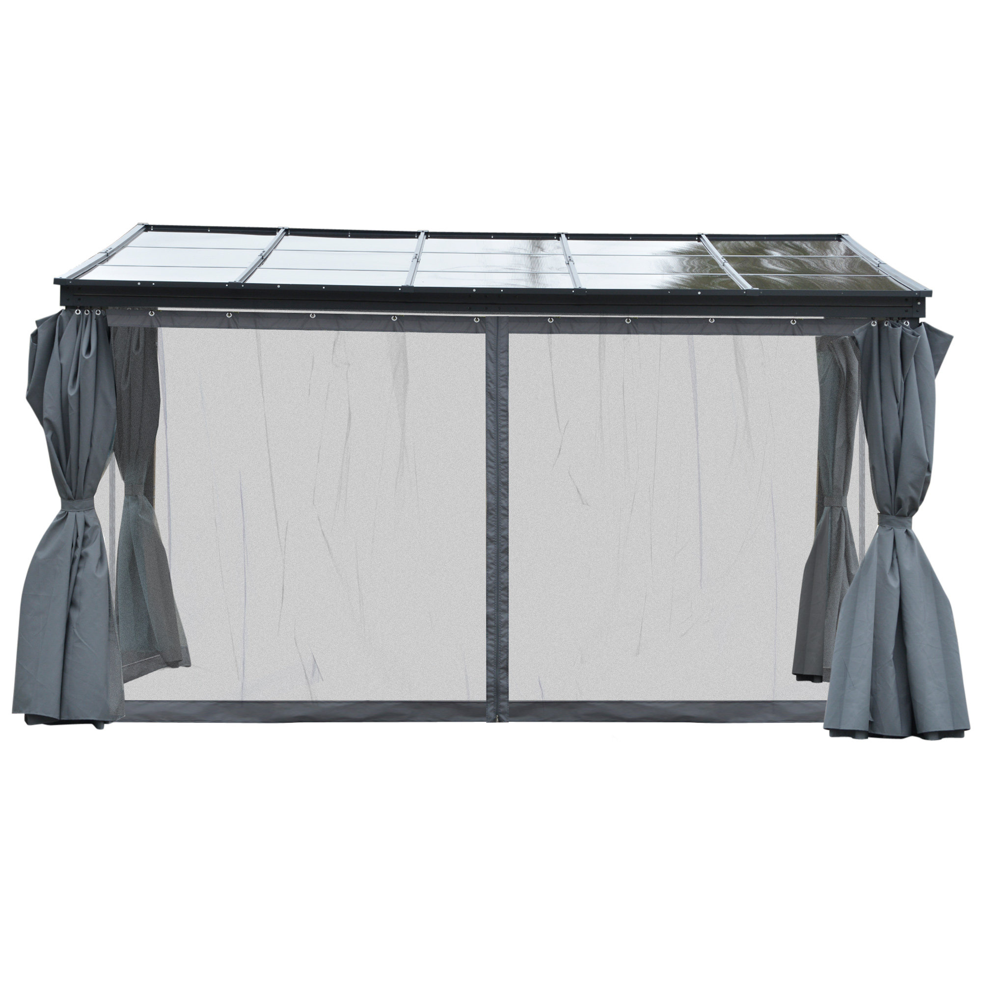Outsunny 13' X 9.5' Aluminium Patio Gazebo & Reviews - Wayfair Canada