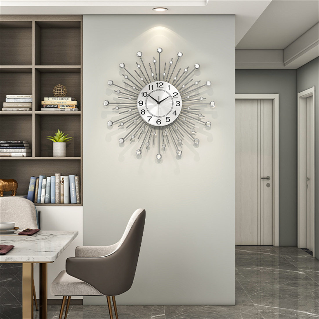 Mercer41 Modern Constellation Wall Clock - Elegant Silent Timepiece For ...