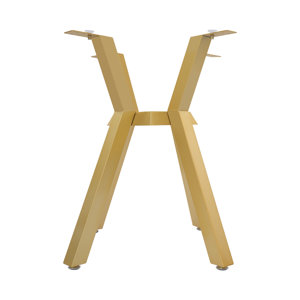 YYBUSHER 28-Inch Modern Metal Table Base For Kitchens, Living Rooms ...