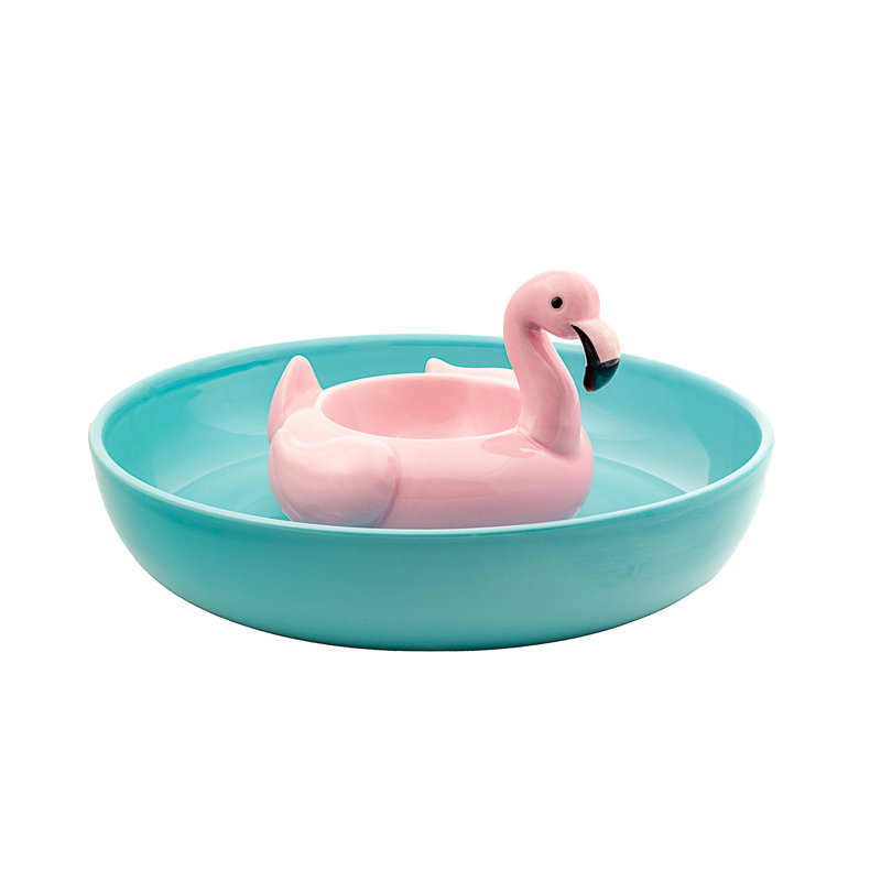 Ten Strawberry Street 10 Strawberry Street Flamingo Pool Float Chip And ...