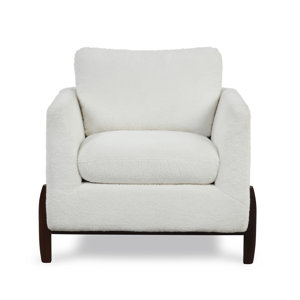 Lifestyle Solutions Vestin 35.5'' Sherpa Fabric Accent Chair & Reviews ...