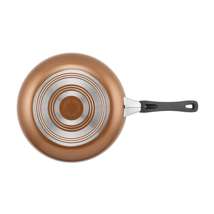 Farberware Performance Aluminum Nonstick Deep Frying Pan / Skillet, 12 ...