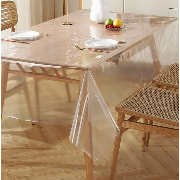 Symple Stuff Aghrunniaght Rectangle Plastic / Acrylic Table Protector ...