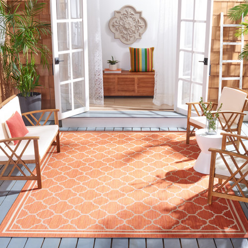 Orange Outdoor Rugs You'll Love | Wayfair.co.uk