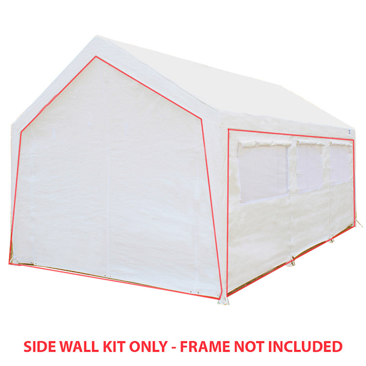 King Canopy Universal Canopy Sidewall Kit with Flaps and Screens ...