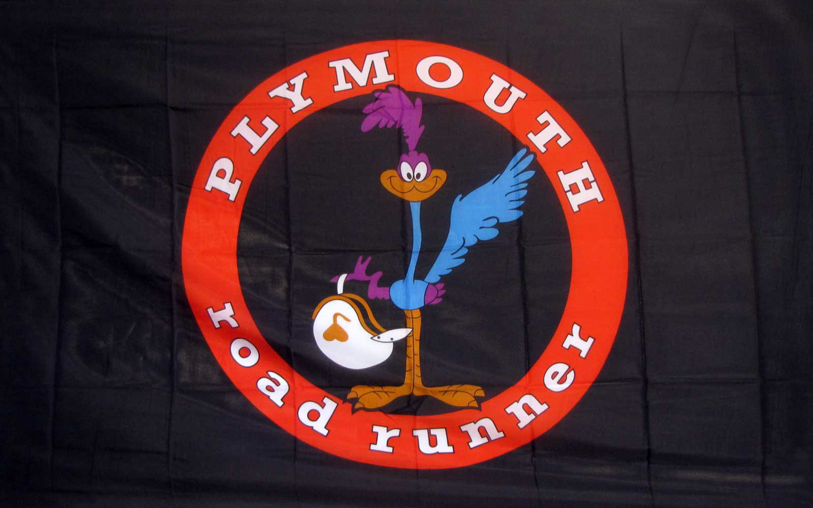 NeoPlex Road Runner Plymouth Traditional Flag | Wayfair