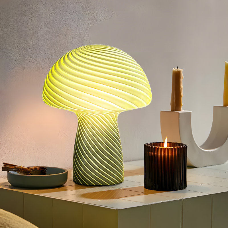 Wrought Studio™ Keaten Glass Novelty Lamp & Reviews | Wayfair