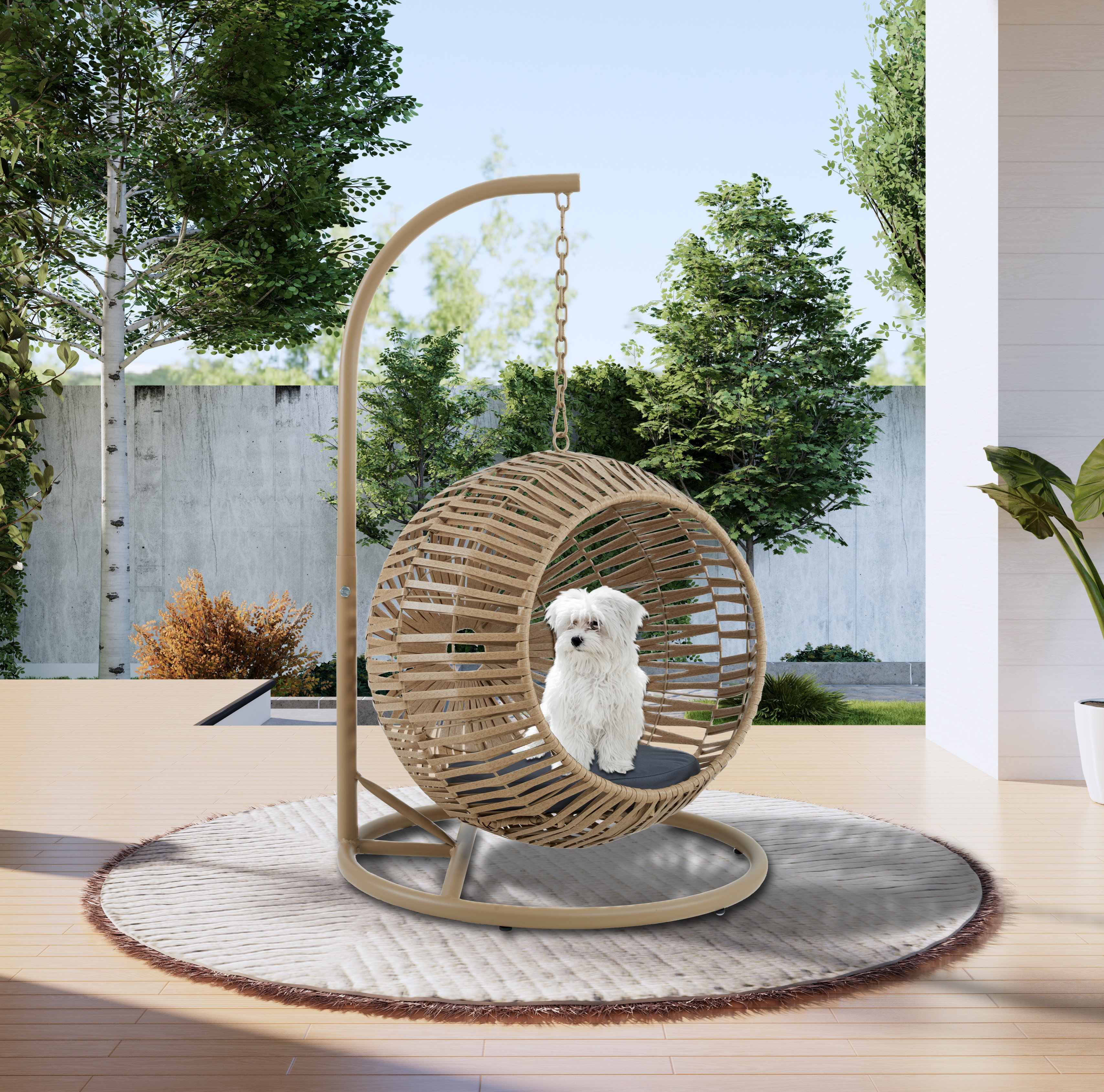 Kingman Pet Swing Hut / Chair with Cushion - Wayfair Canada