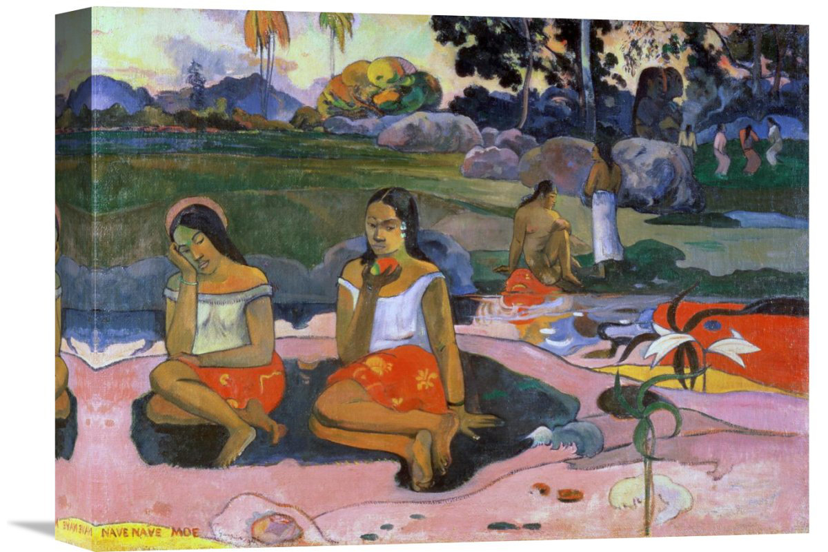 Global Gallery 'Spring of Miracles' by Paul Gauguin Painting Print on ...