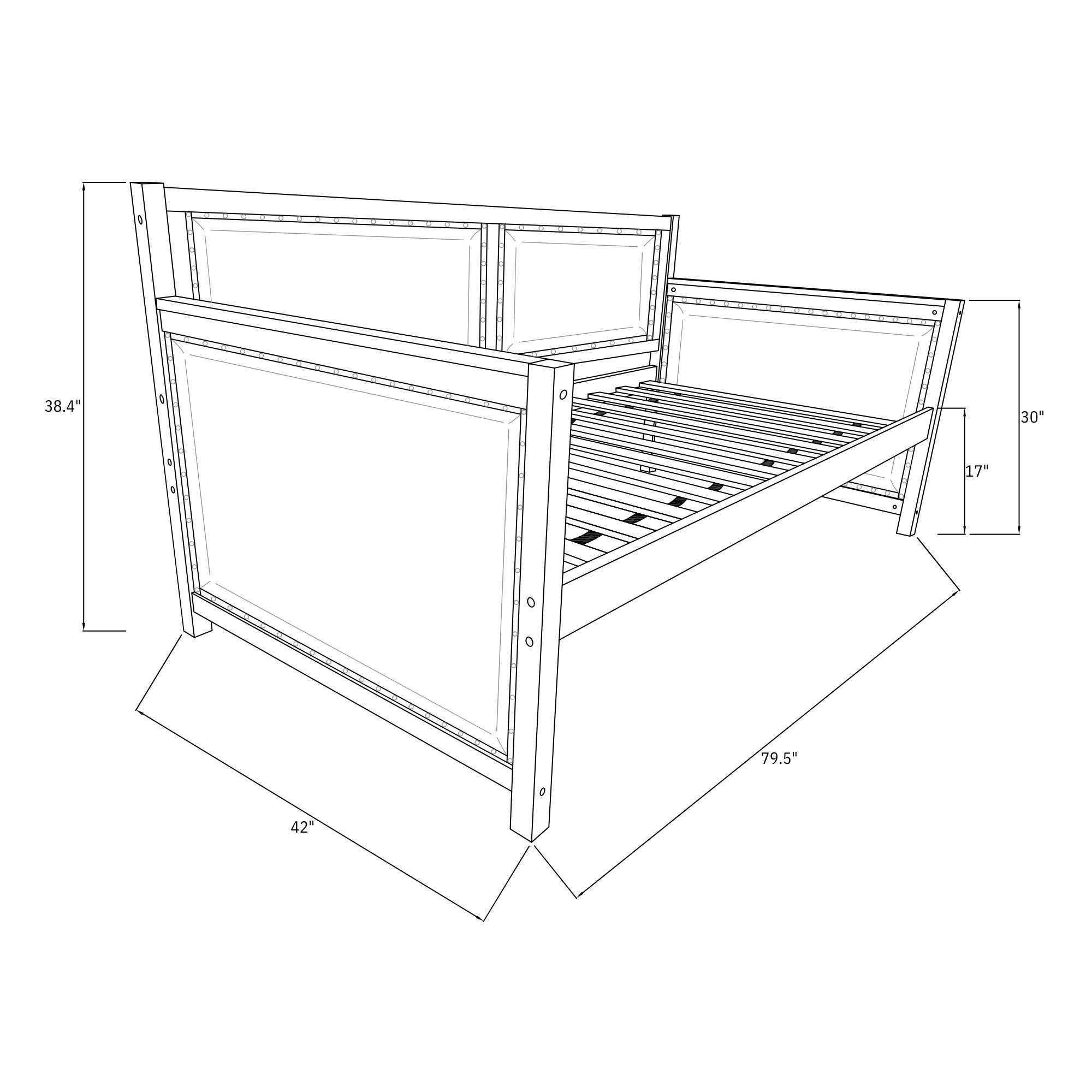 Red Barrel Studio® Corena Upholstered Daybed with Trundle, Mattresses ...