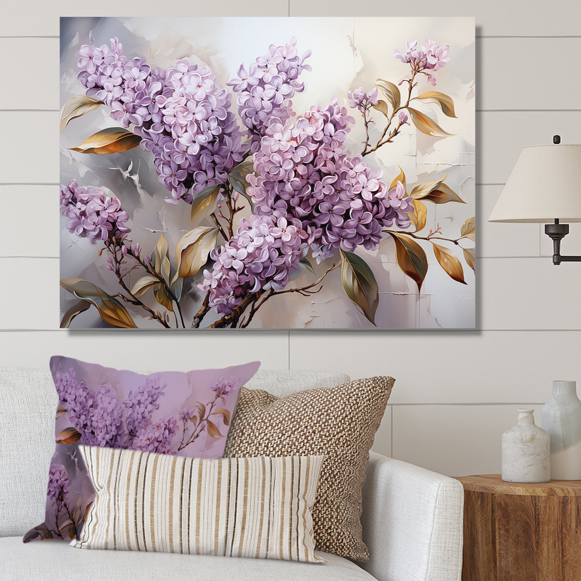 Winston Porter Sepia Lilacs Evoked Nostalgia On Canvas Print | Wayfair