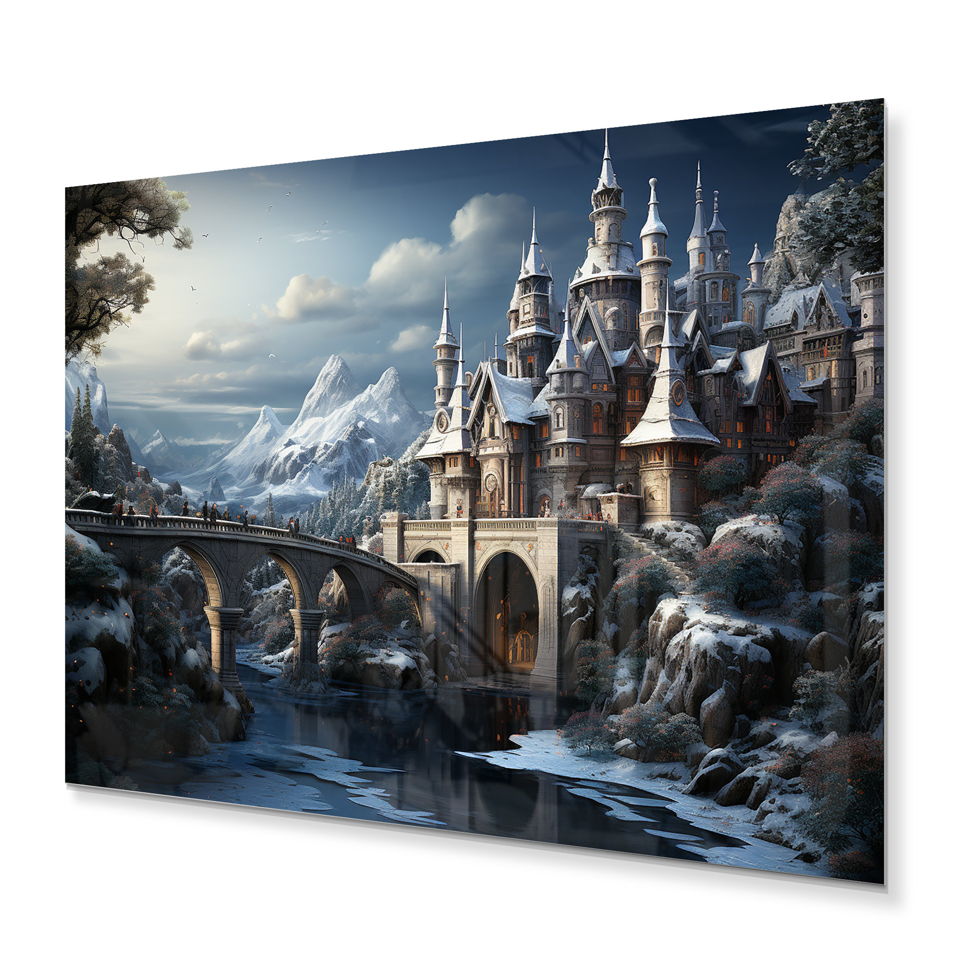 Winston Porter Winter Castle - Architecture Metal Wall Decor | Wayfair