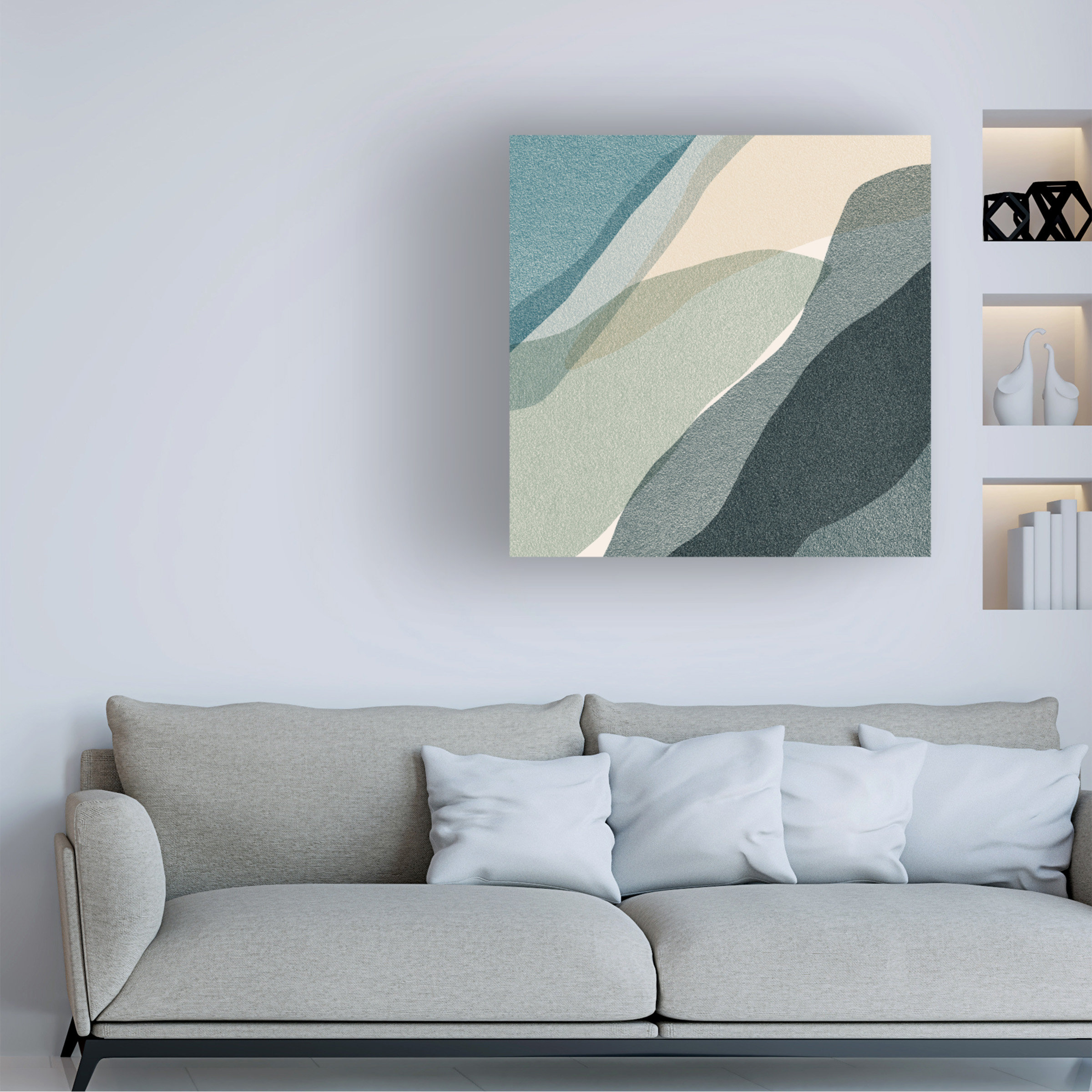 Wrought Studio™ Victoria Barnes 'Aura Overlay II' Canvas Art | Wayfair