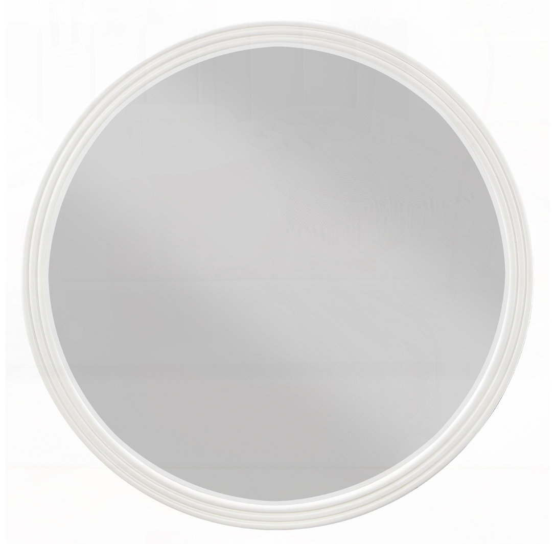 Red Barrel Studio® Gray Round Mirror | Wayfair