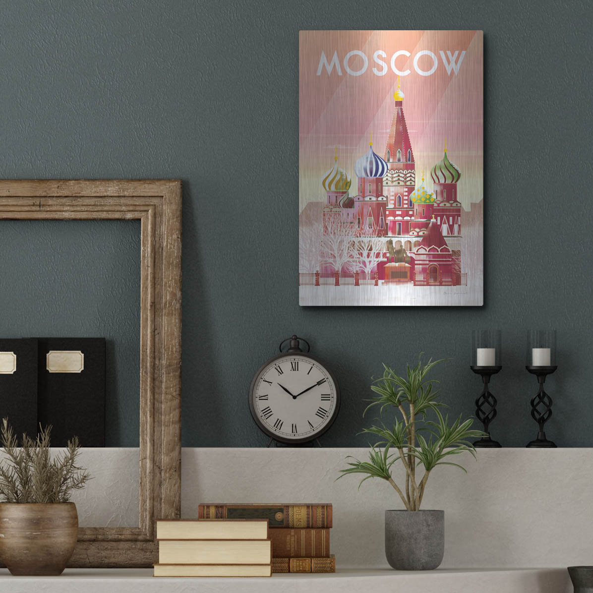 Ivy Bronx 'Moscow' by Omar Escalante Metal Wall Art | Wayfair