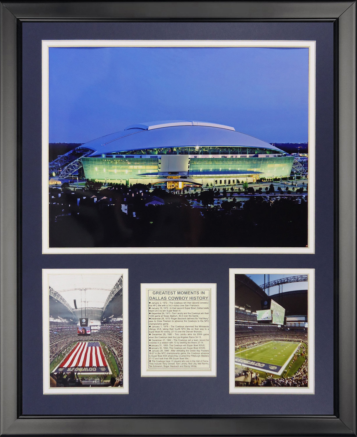 Legends Never Die NFL Dallas Cowboys - New Texas Stadium Framed ...