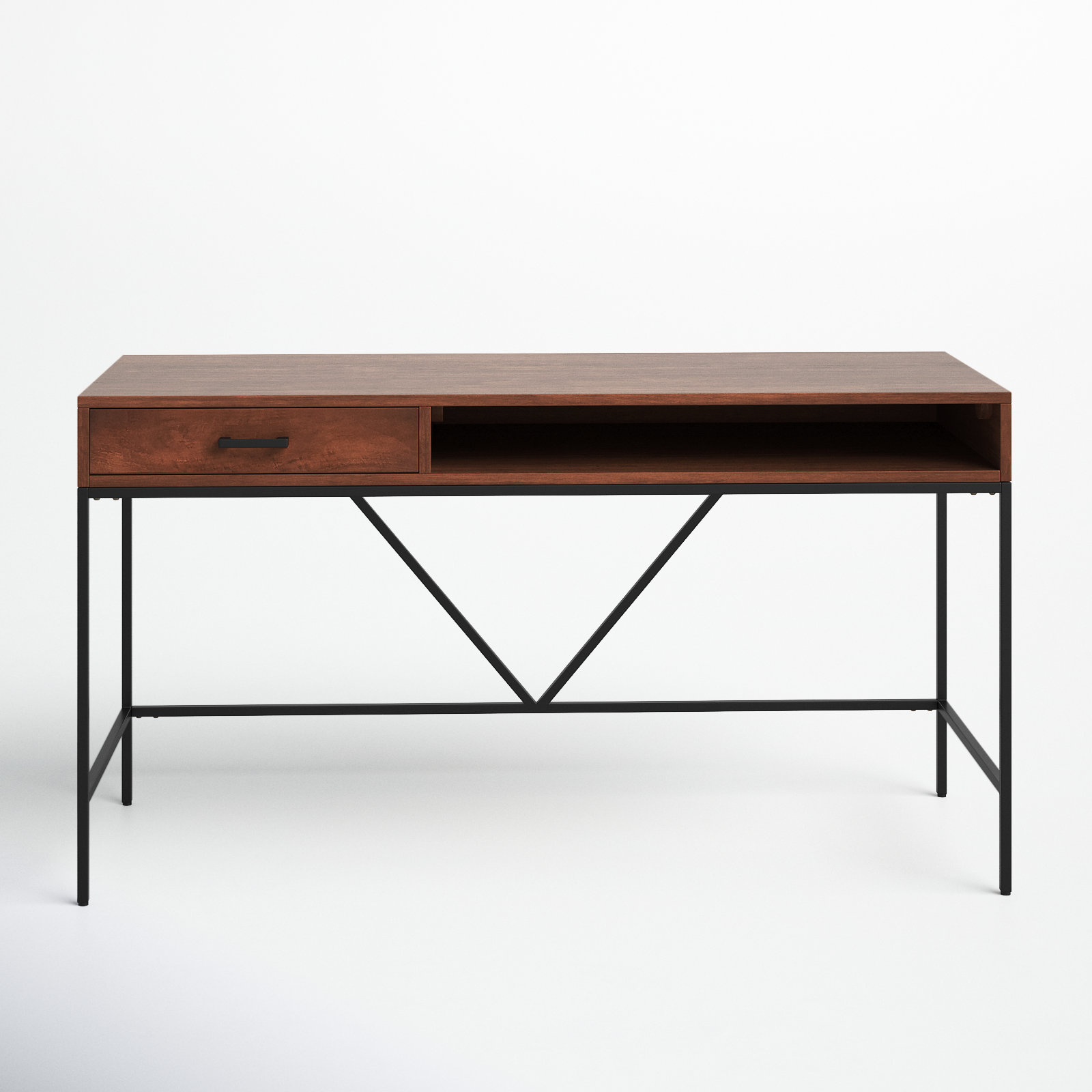 Joss & Main Rowley Solid Wood Top Metal Base Writing Desk & Reviews ...