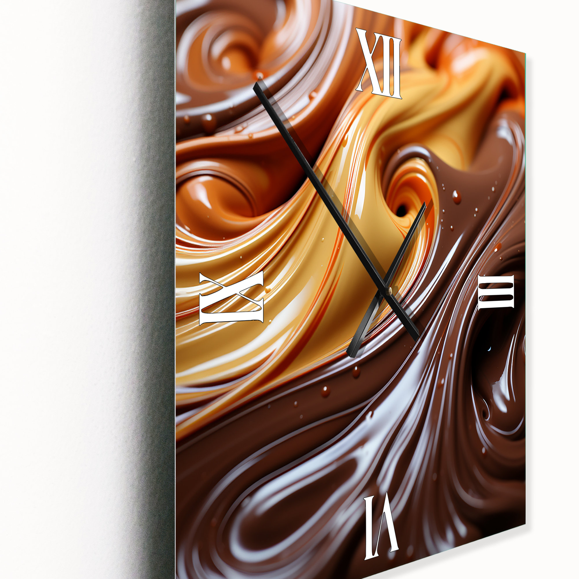 East Urban Home Chanade - Cocoa Kitchen Clocks | Wayfair