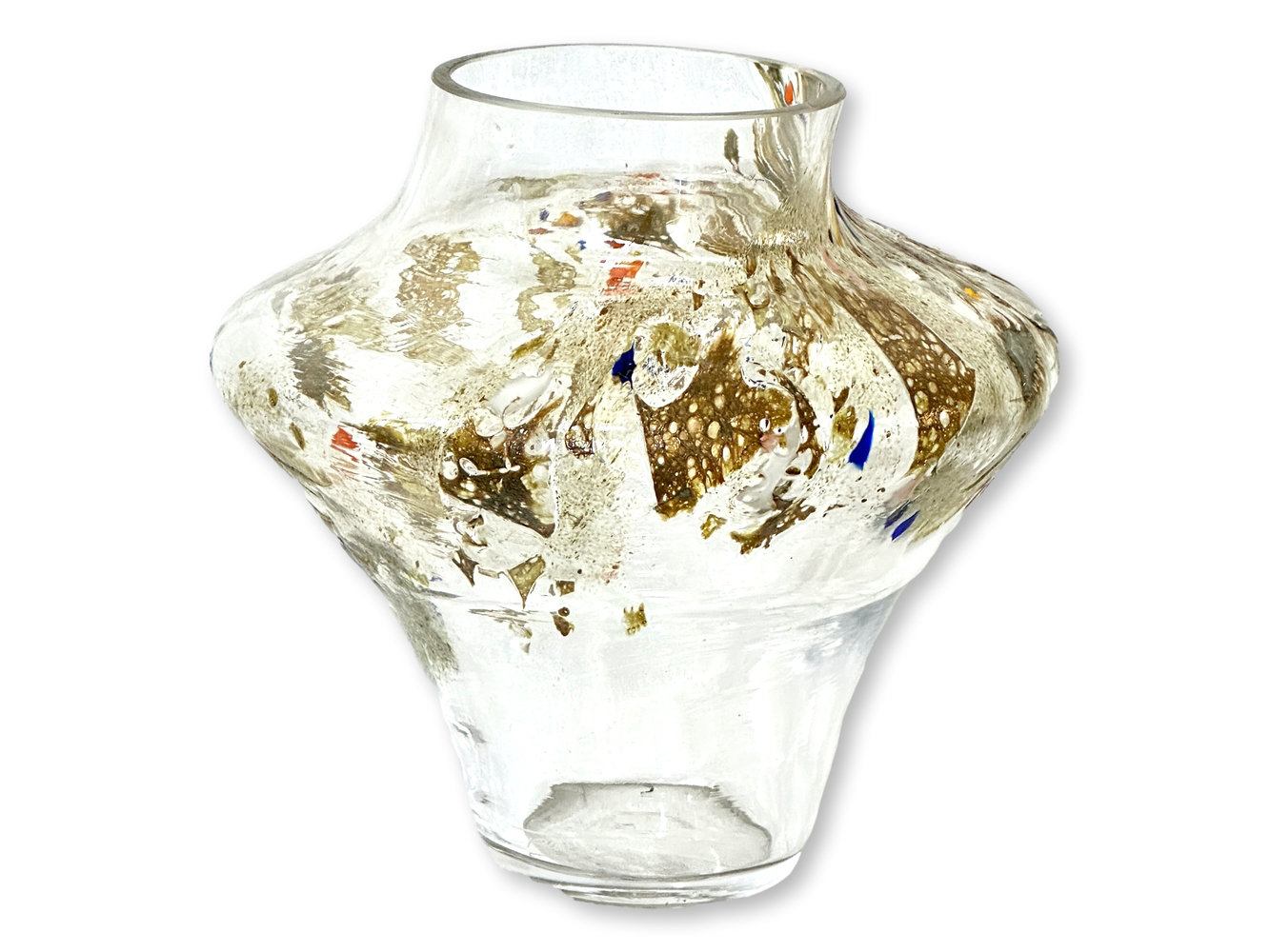 Rose Victoria Large Signed Ion Tamaian Art Glass Vase | Wayfair