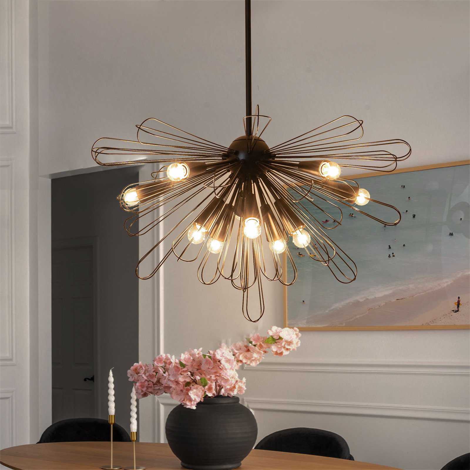 Mercer41 Tyshai 10 - Light Chandelier & Reviews - Wayfair Canada