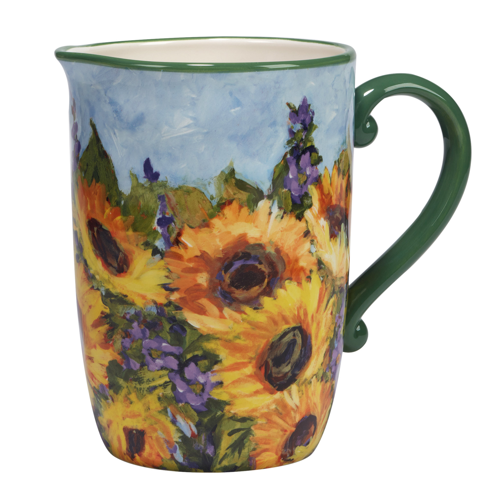 Certified International Sunflower Bouquet Pitcher | Wayfair