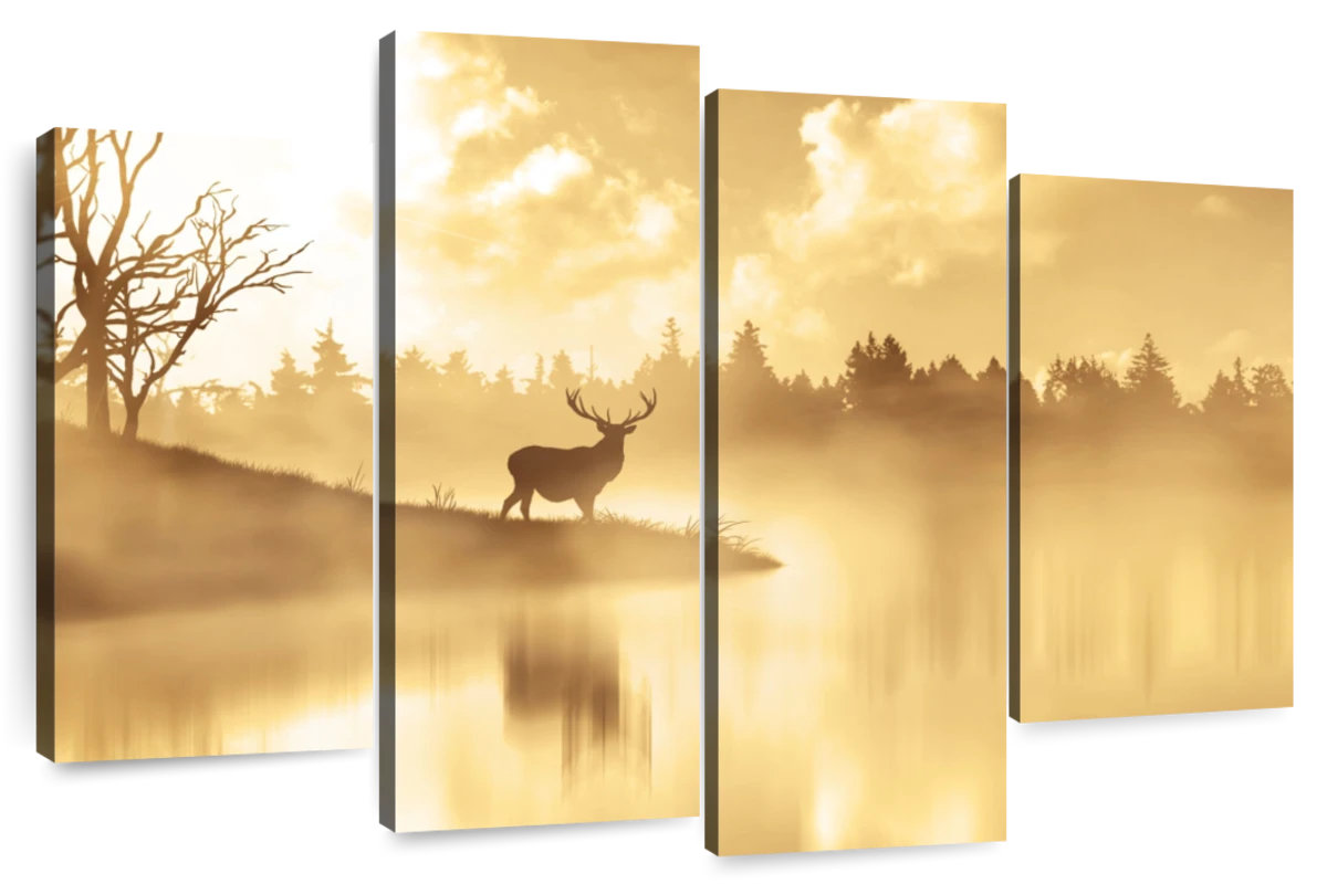 Ebern Designs Golden Moose - Wayfair Canada