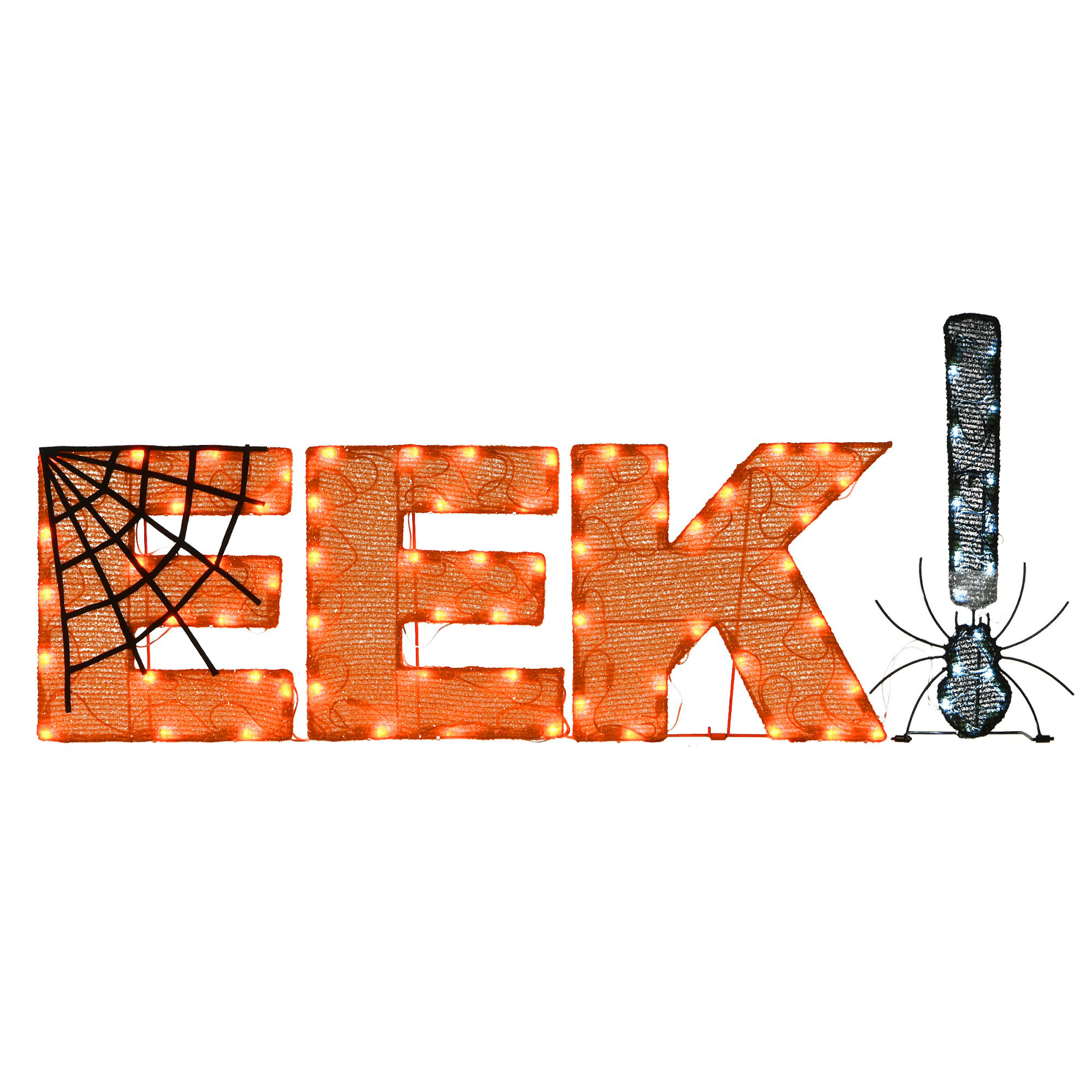 The Holiday Aisle® 50" Pre-Lit Halloween "EEK" Decoration & Reviews ...